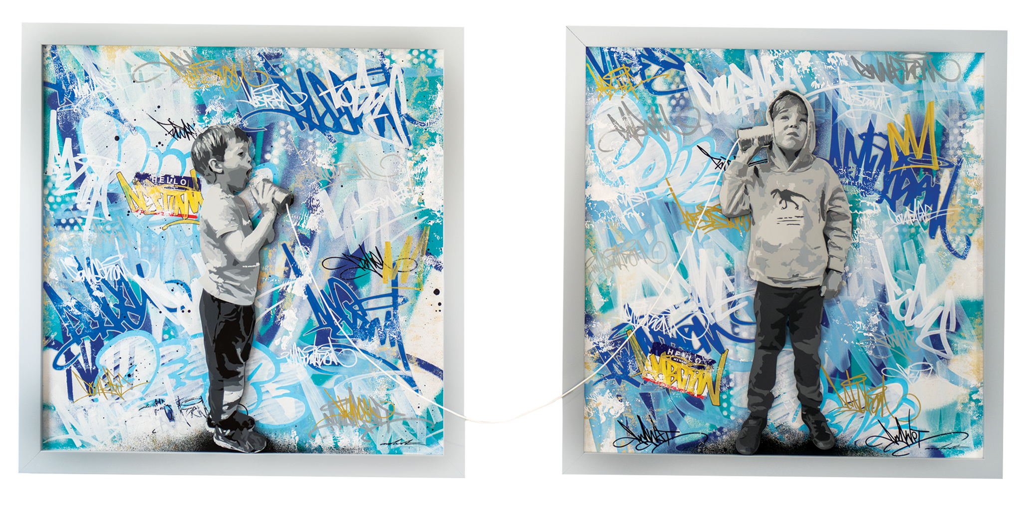 "Bad Line, Strong Connection" by And Wot - Urban Graffiti Art | Arkey ...