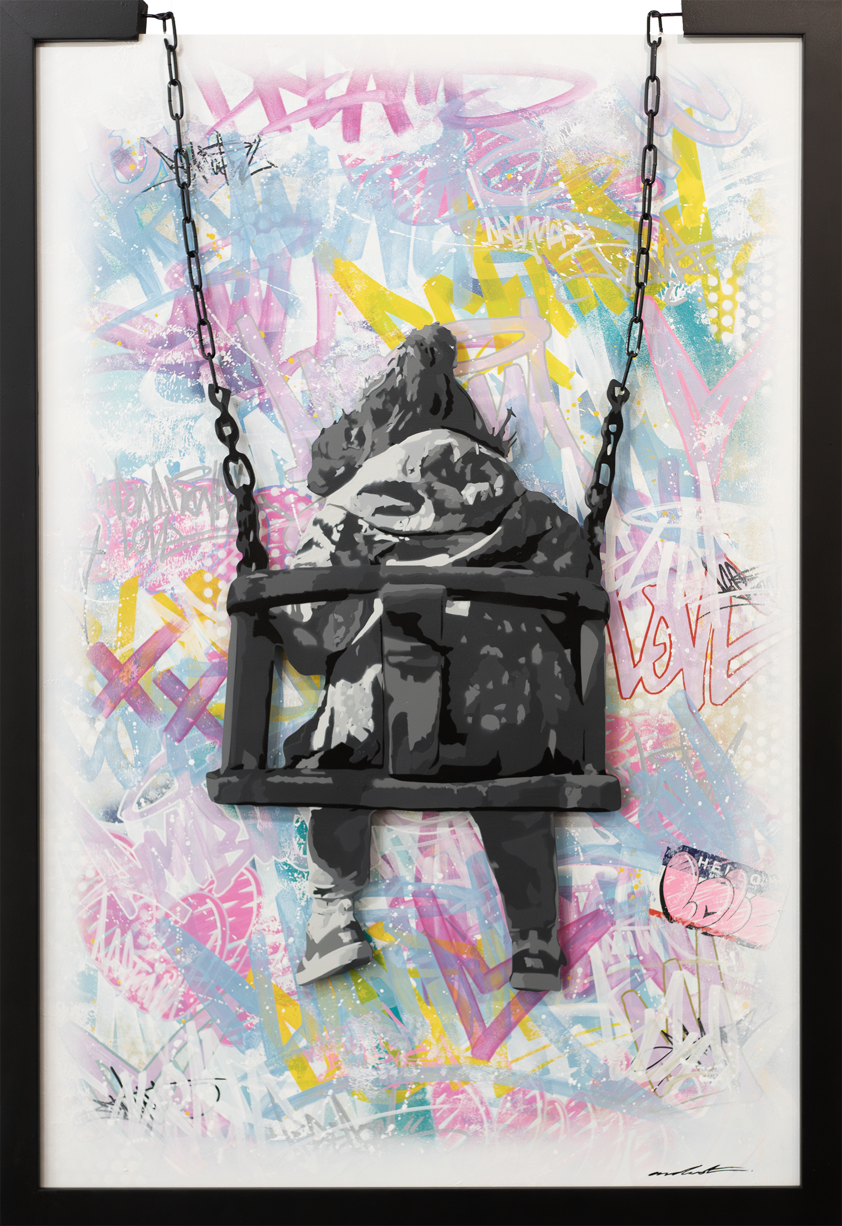 "The Joy of Movement" by And Wot - Urban Graffiti Art | Arkey Fine Art