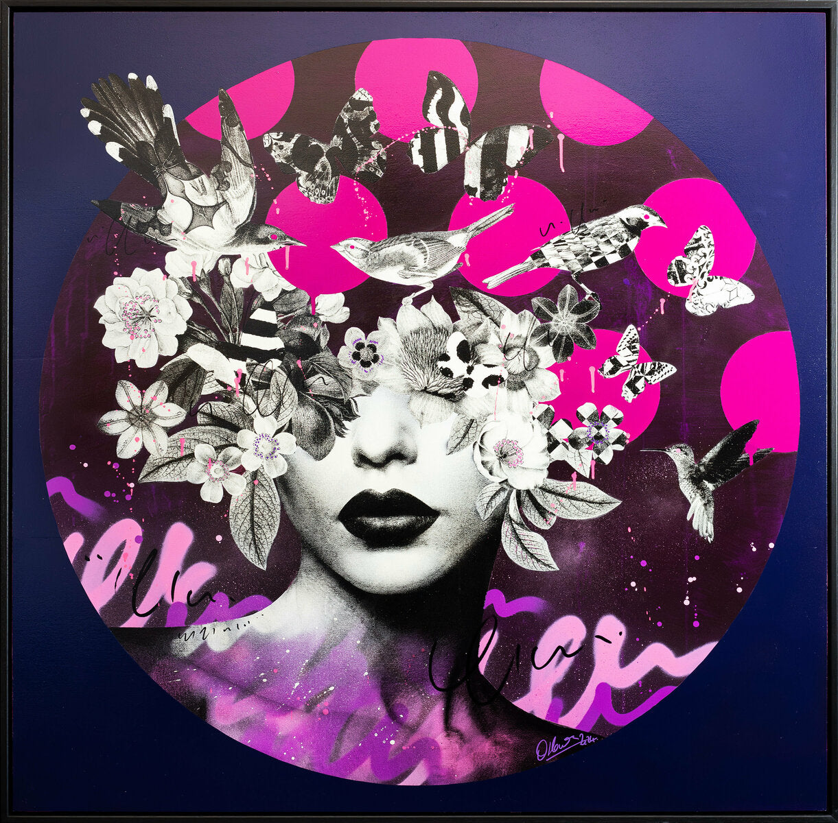 Aviary by Olly Howe - Contemporary Mixed Media Artist | Arkley Fine Art