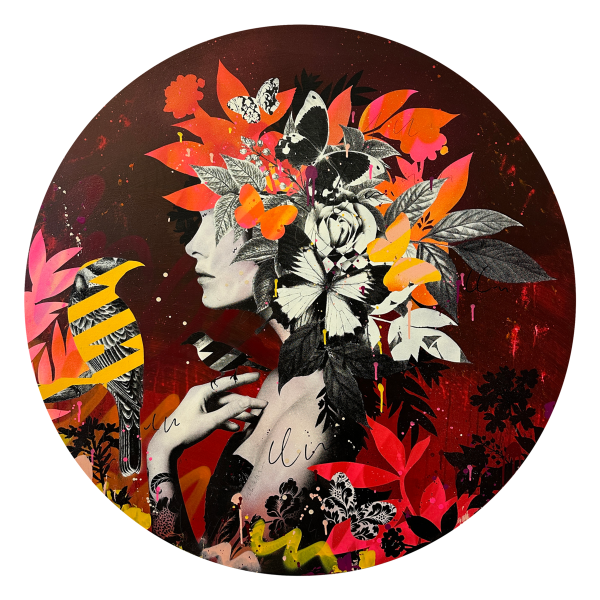 Wonderer by Olly Howe - Contemporary Mixed Media Artist | Arkley Fine Art
